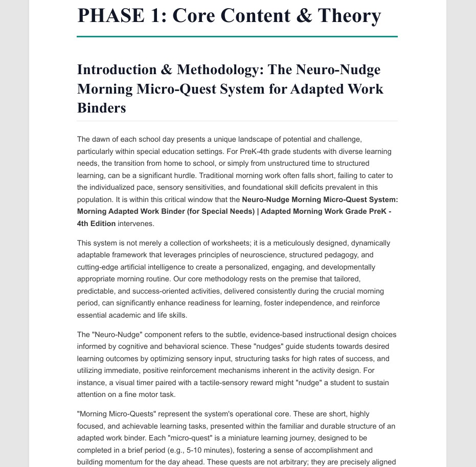 Neuro-Nudge Morning Micro-Quest System: Guided Personalized Challenges ...