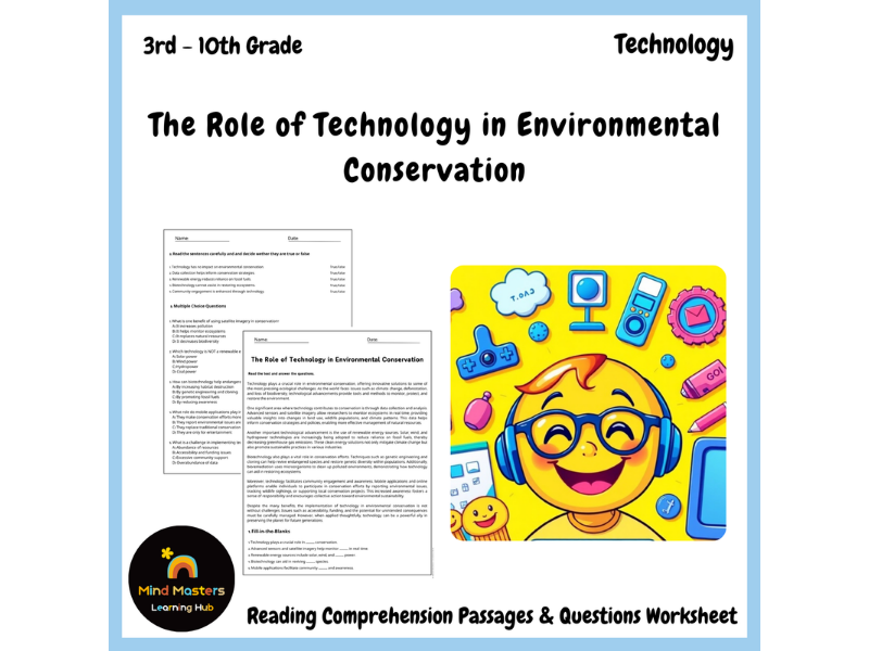 The Role of Technology in Environmental Conservation Reading ...
