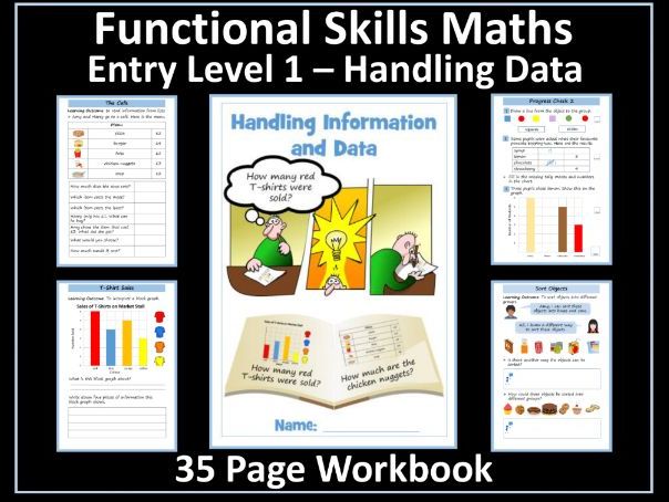 Handling Data - Functional Skills Maths - Entry Level 1 | Teaching ...