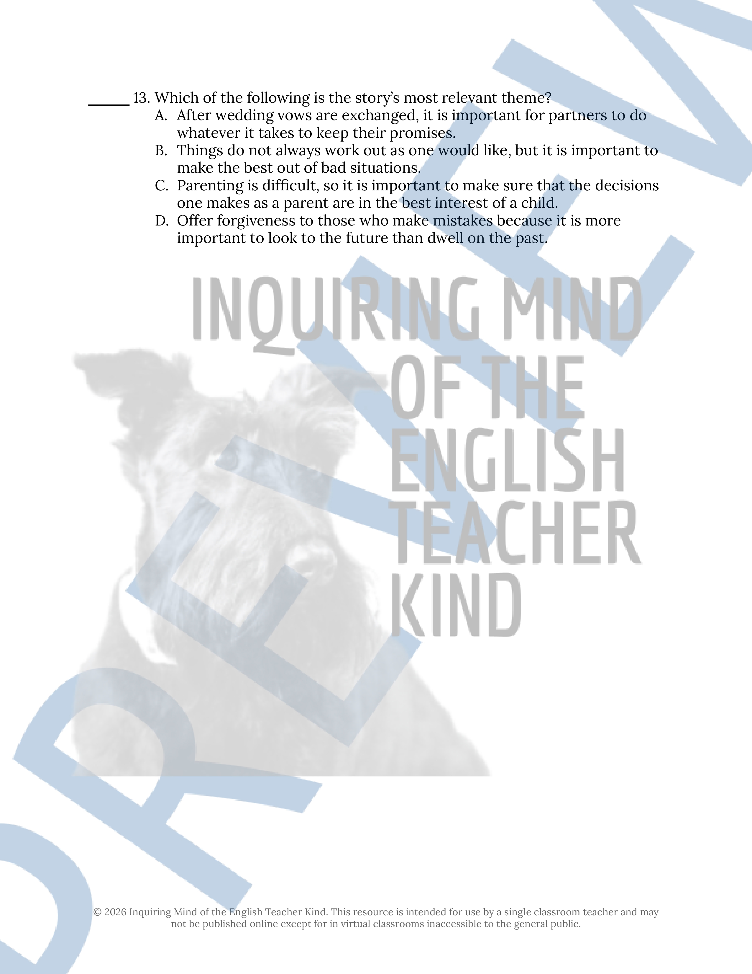 "The Singing, Springing Lark" Close Reading Analysis Worksheet | Grimm ...
