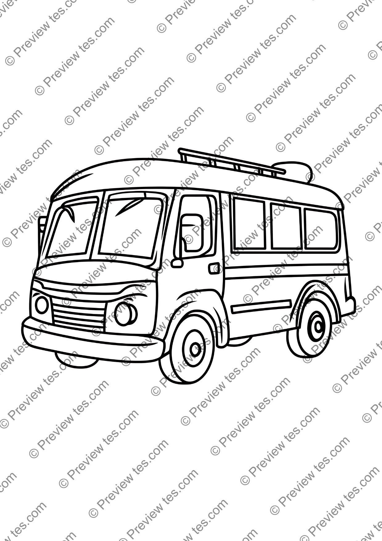 Printable Transportation Vehicle Colouring Pages | Early Years ...