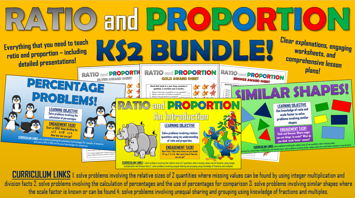 Ratio And Proportion KS2 Bundle Teaching Resources