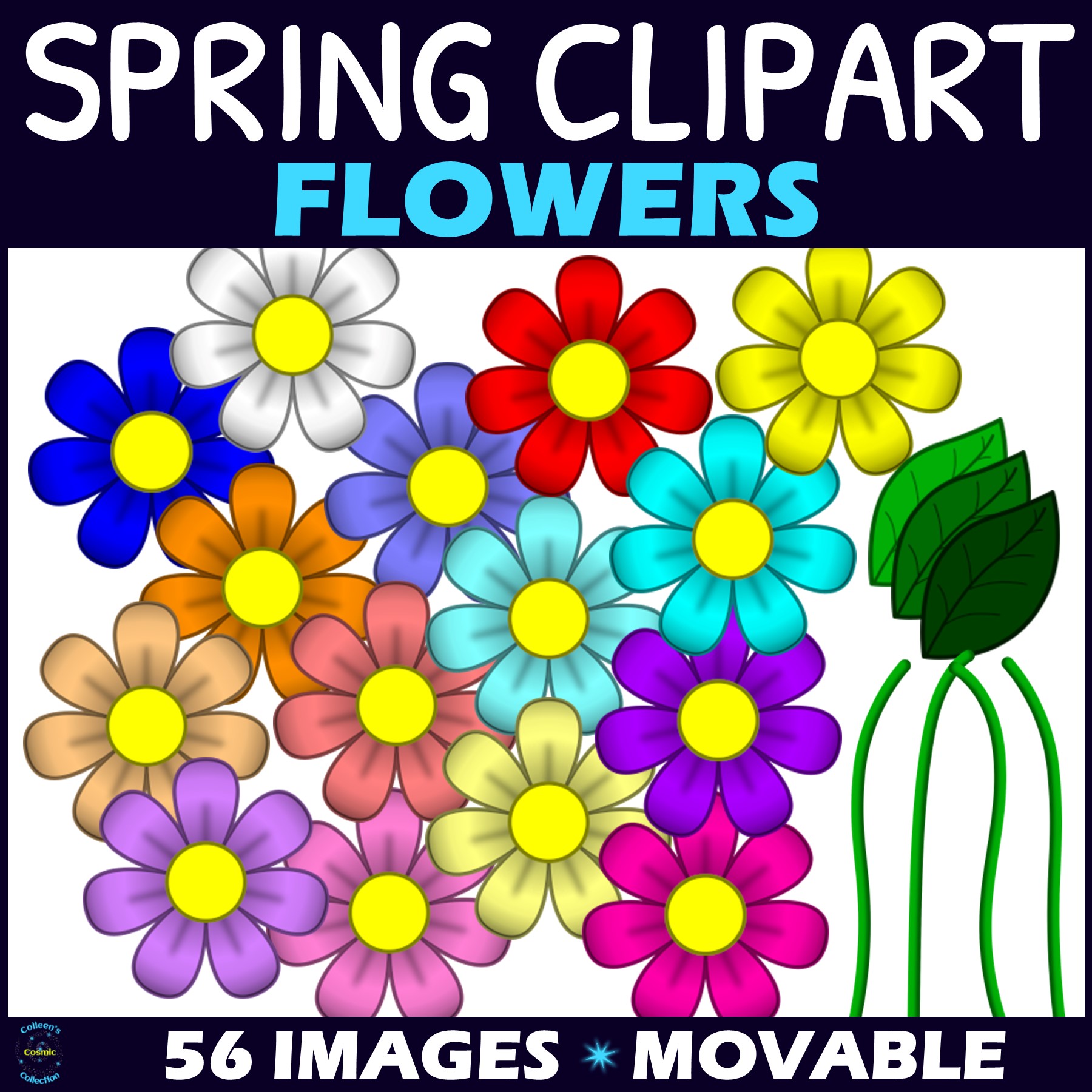 Flowers Clipart - Spring | Teaching Resources