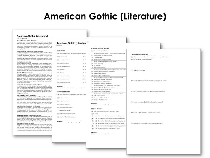 American Gothic (Literature) | Teaching Resources