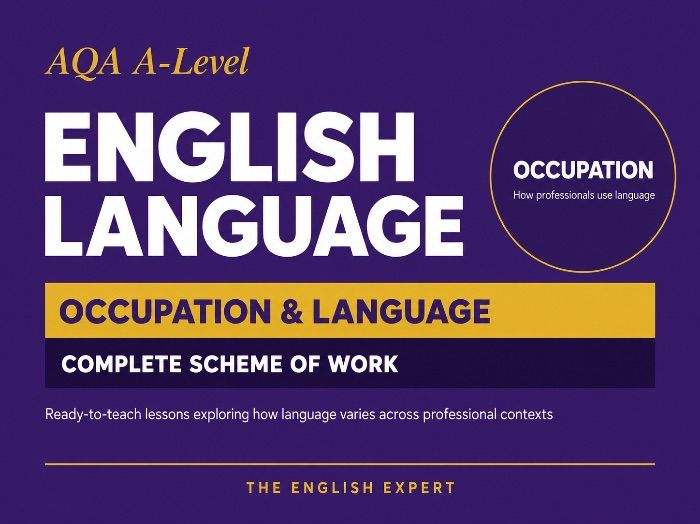 AQA A-Level English Language – COMPLETE COURSE BUNDLE | Paper 1, Paper ...