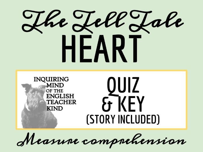 "The Tell-Tale Heart" by Edgar Allan Poe Quiz and Answer Key | Teaching ...