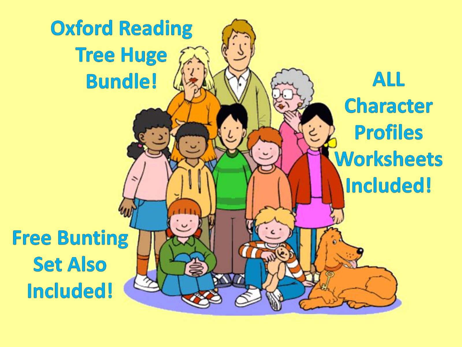 ALL CHARACTERS Oxford Reading Tree Books Writing Describe the Character ...