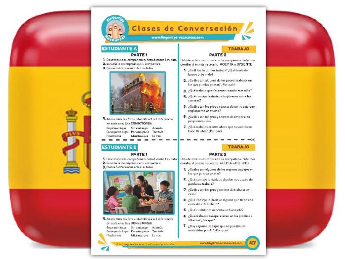 Trabajo Spanish Speaking Activity Teaching Resources Trabajo Spanish Speaking Activity Teaching Resources