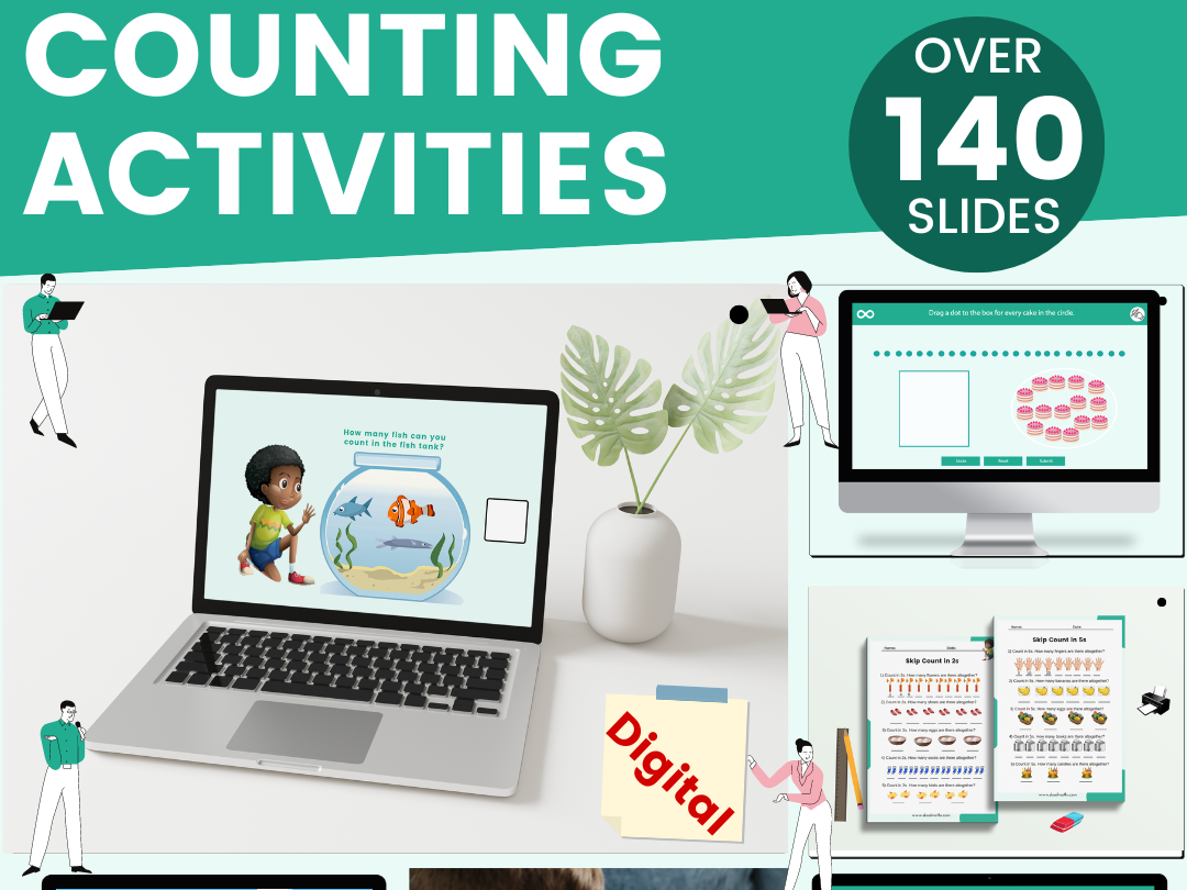 Counting To And Across 100 Digital Activities Bundle For Year 1 Counting To And Across 100 Digital Activities Bundle For Year 1
