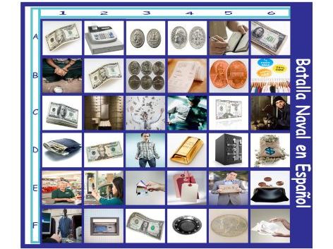 Money and Banking 6 Spanish Photo Game Bundle | Teaching Resources