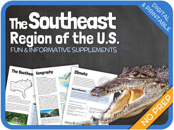Five Regions of the United States (Bundle) | Teaching Resources