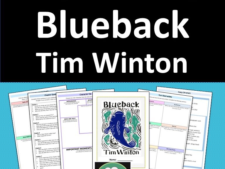 BLUEBACK Novel Study Unit | Teaching Resources