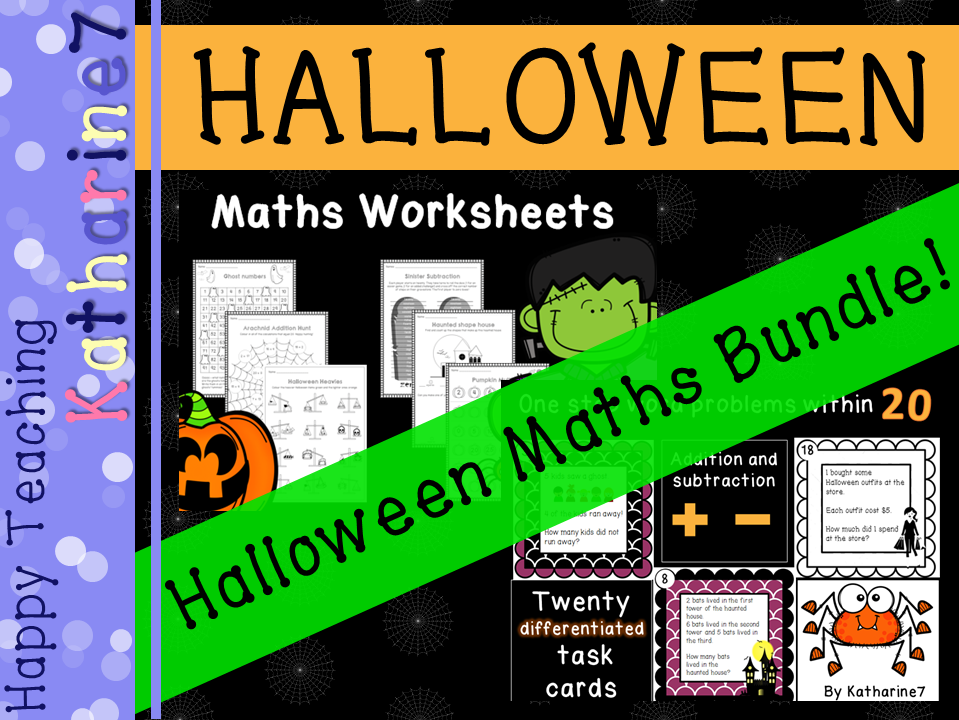 Halloween Maths Bundle Teaching Resources Halloween Maths Bundle Teaching Resources