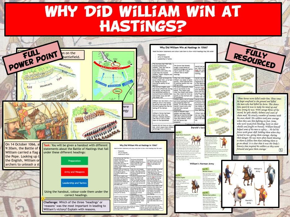 KS3 Norman Conquest 8 Lesson Bundle | Teaching Resources
