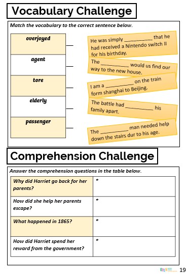 Escape North! The Story of Harriet Tubman – ESL/EAL Non-Fiction ...