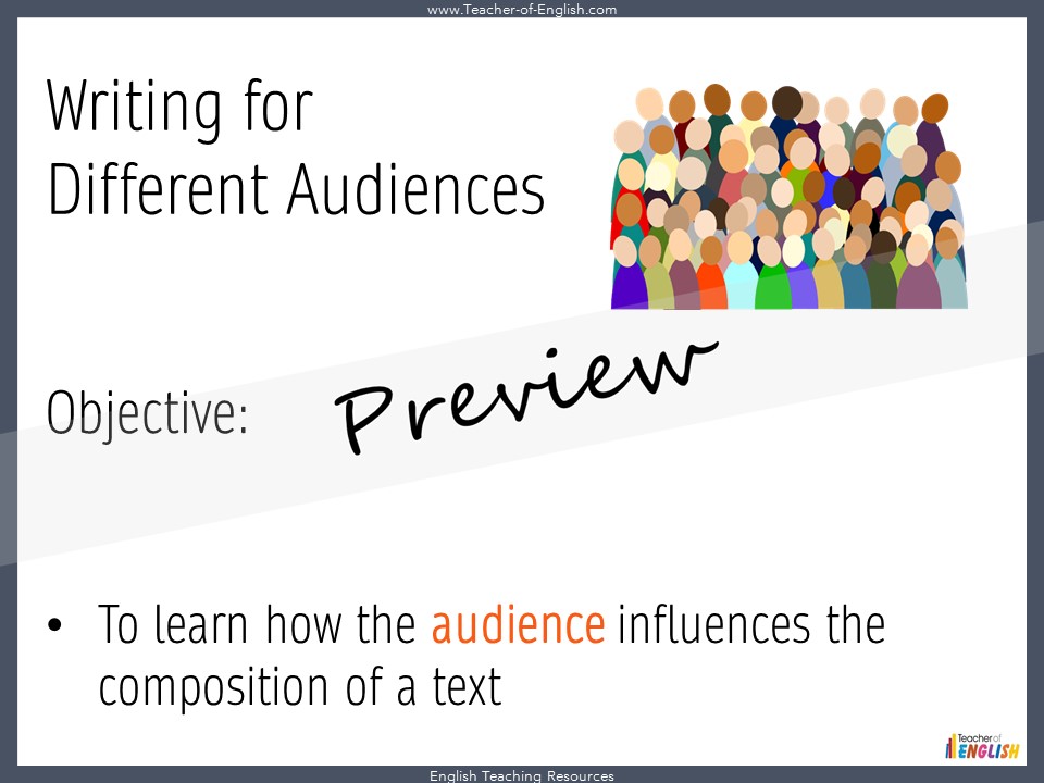 Writing for Different Audiences | Teaching Resources