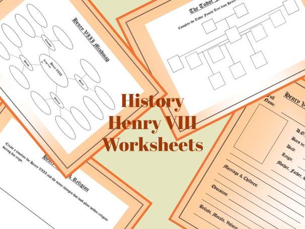 History Henry VIII Worksheets | Teaching Resources