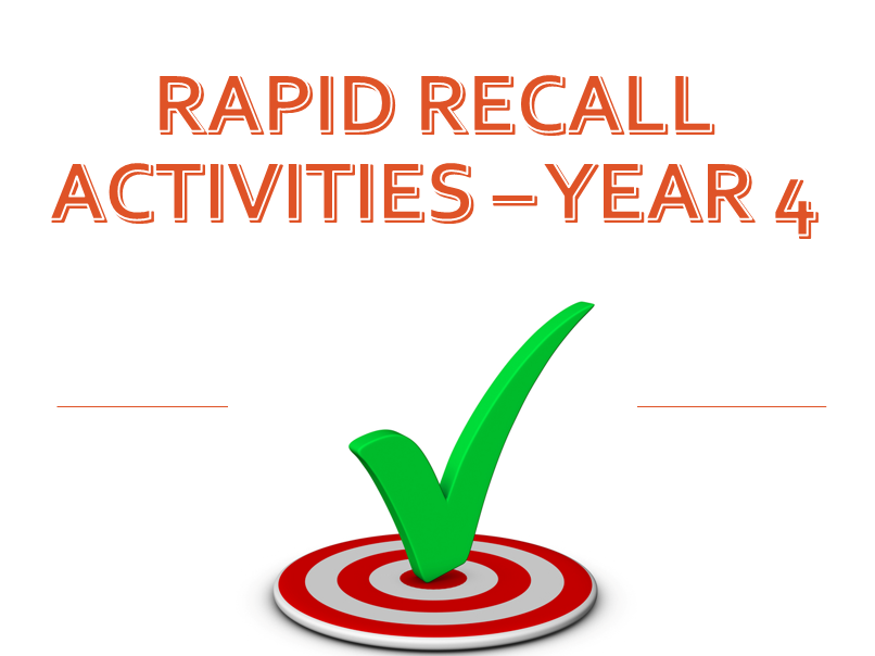 Rapid Recall of Mathematical Facts Year 4 | Teaching Resources