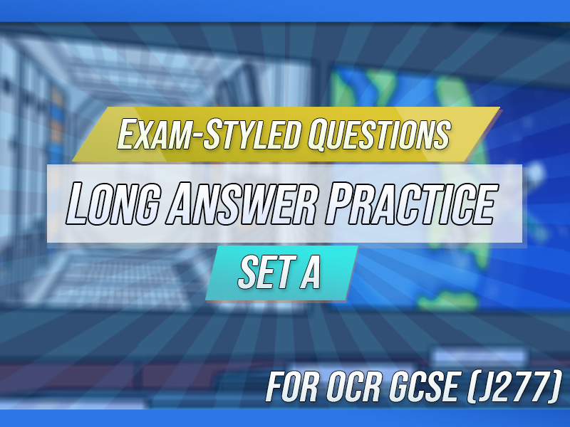Paper 1 Exam Styled Questions Set A Ocr Gcse J277 Teaching Resources