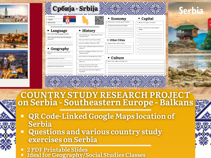Country Study Research Project - Serbia - Social Studies - Europe ...