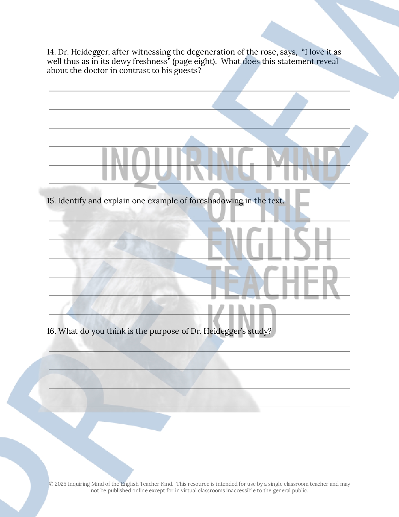 "Dr. Heidegger's Experiment" by Nathaniel Hawthorne Close Reading ...