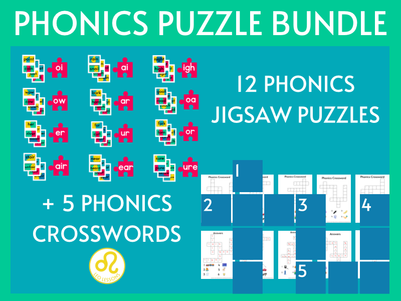 Stage 3 Phonics Puzzle Bundle | Teaching Resources