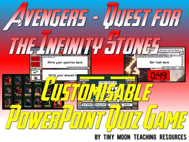 Marvel's Avengers - Quest for the Infinity Stones PowerPoint Quiz Game ...