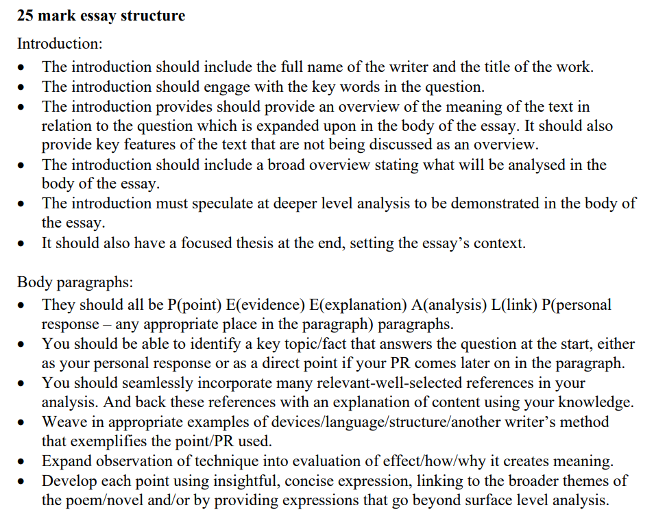 0475 CIE IGCSE English in Literature Unseen and Writing Skills Notes ...