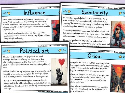 Street Art & Banksy - Flashcards | Art | Urban Culture | Key Works ...