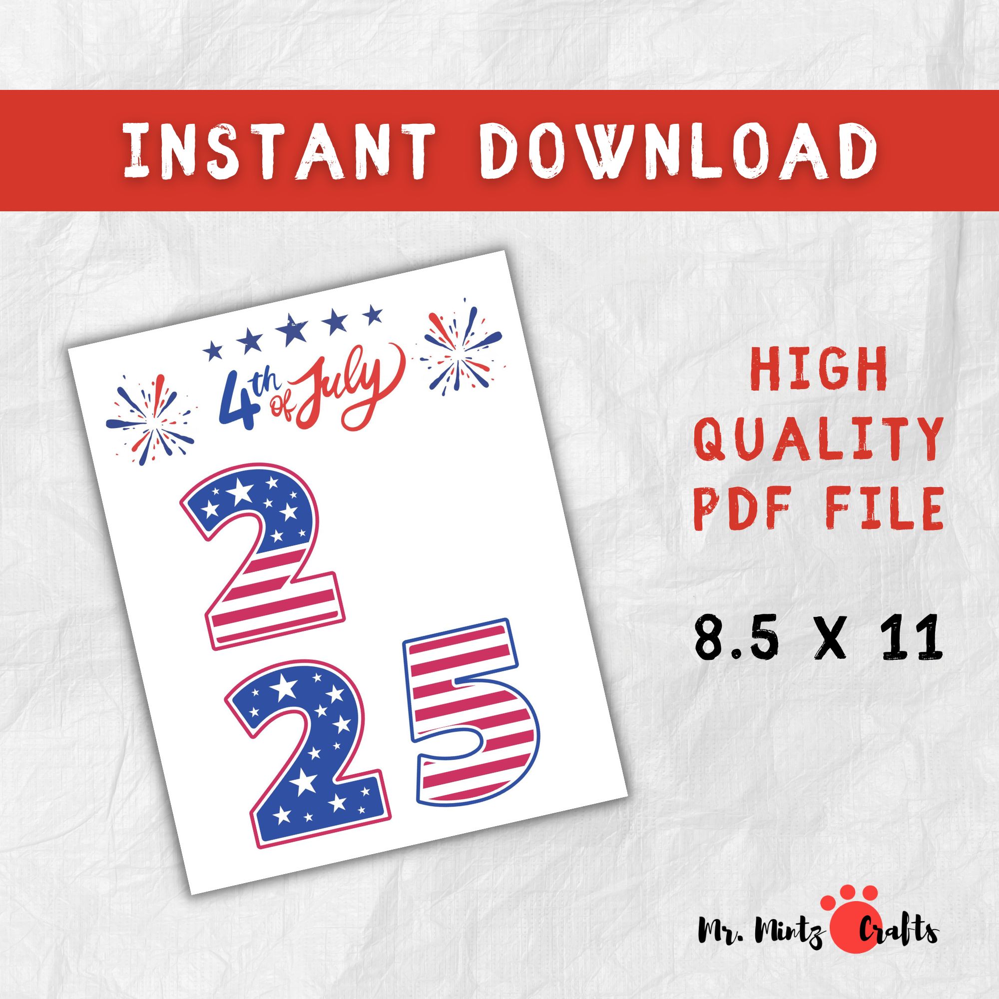 4th of July 2025 Handprint Craft for Kids | Patriotic Preschool ...