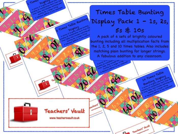 Library Table Bunting