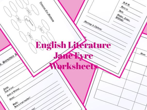 GCSE English Literature Text Bundle Worksheets | Teaching Resources