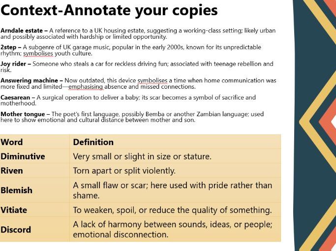 Kayo Chingonyi Poetry: A Proud Blemish | Teaching Resources