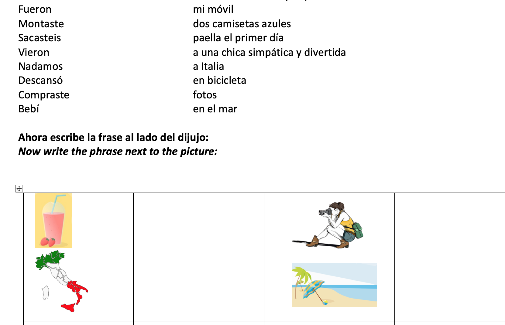 Viva 2 Module 1 Mis Vacaciones Complete Chapter | Teaching Resources