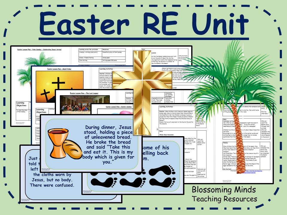 Easter RE 4 week unit (Holy Week) by blossomingminds | Teaching Resources