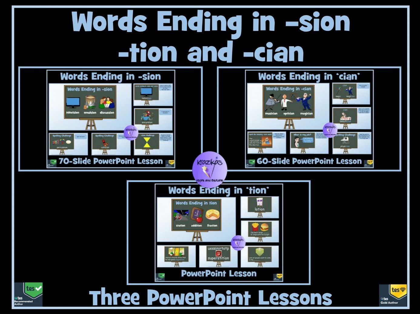 -tion, -sion,- ssion and cian suffixes | Teaching Resources