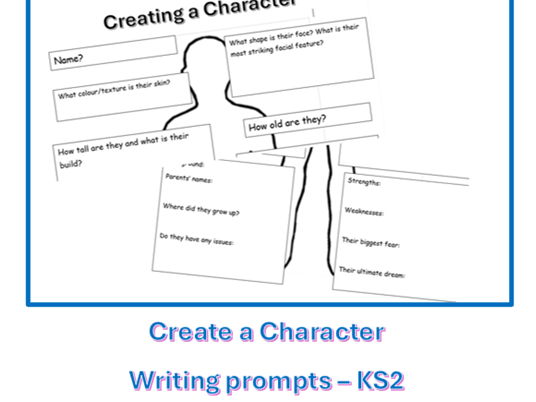Character Writing Prompt | Teaching Resources