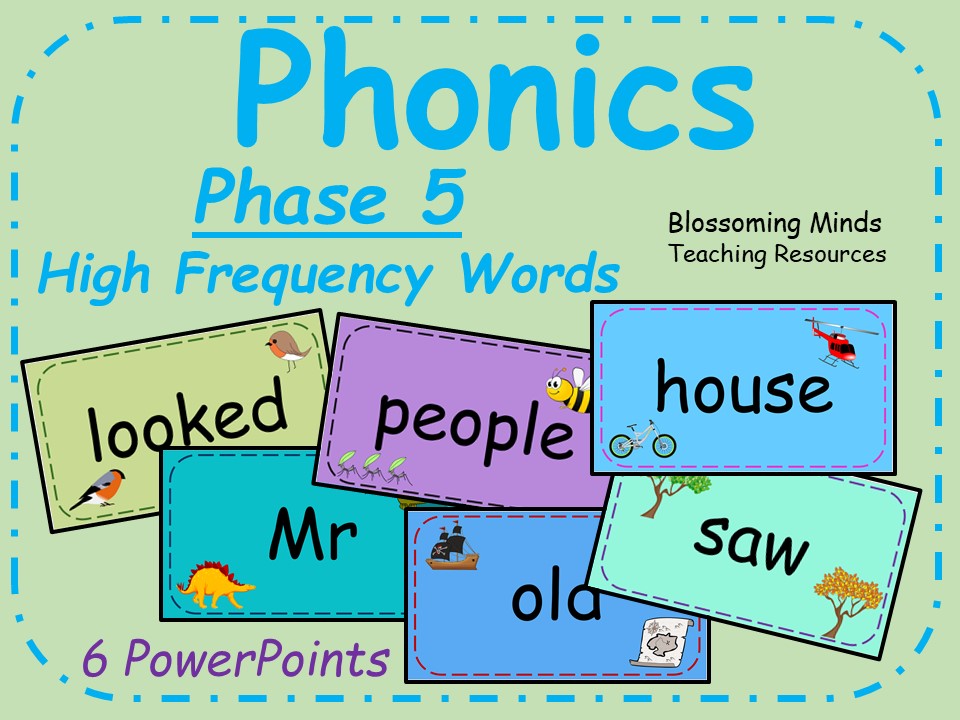 Phonics Phase 5 High Frequency Words Teaching Resources Phonics Phase 5 High Frequency Words Teaching Resources