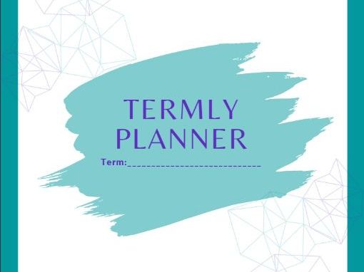 Simple teacher termly planner pdf | Teaching Resources