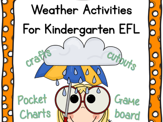 Primary English language learning resources: weather