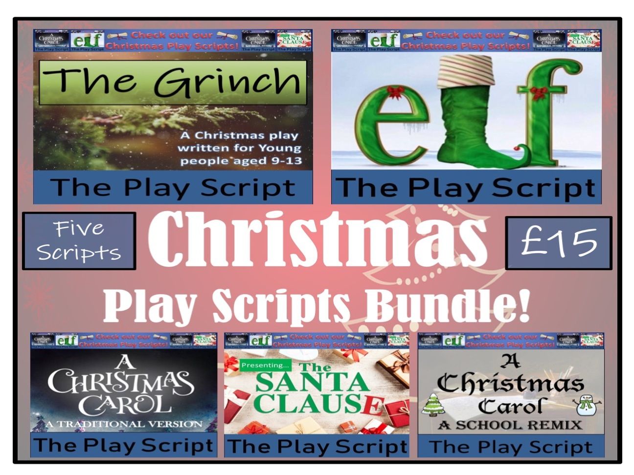 KS2 Drama - A Bundle of Five Christmas Play Scripts | Teaching Resources