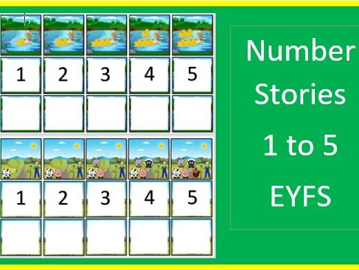 Number Stories To 5 EYFS Teaching Resources