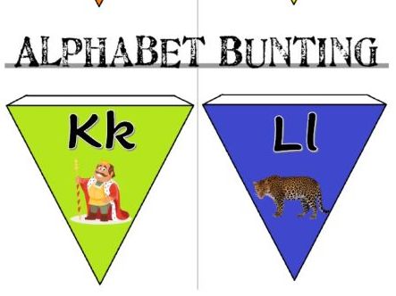 Alphabet Bunting! KS1/EYFS/SEN | Teaching Resources