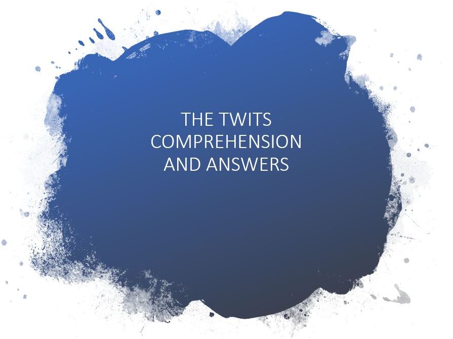 The Twits Reading Comprehension | Teaching Resources