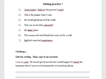 Editing and improving writing bundle (KS2) | Teaching Resources