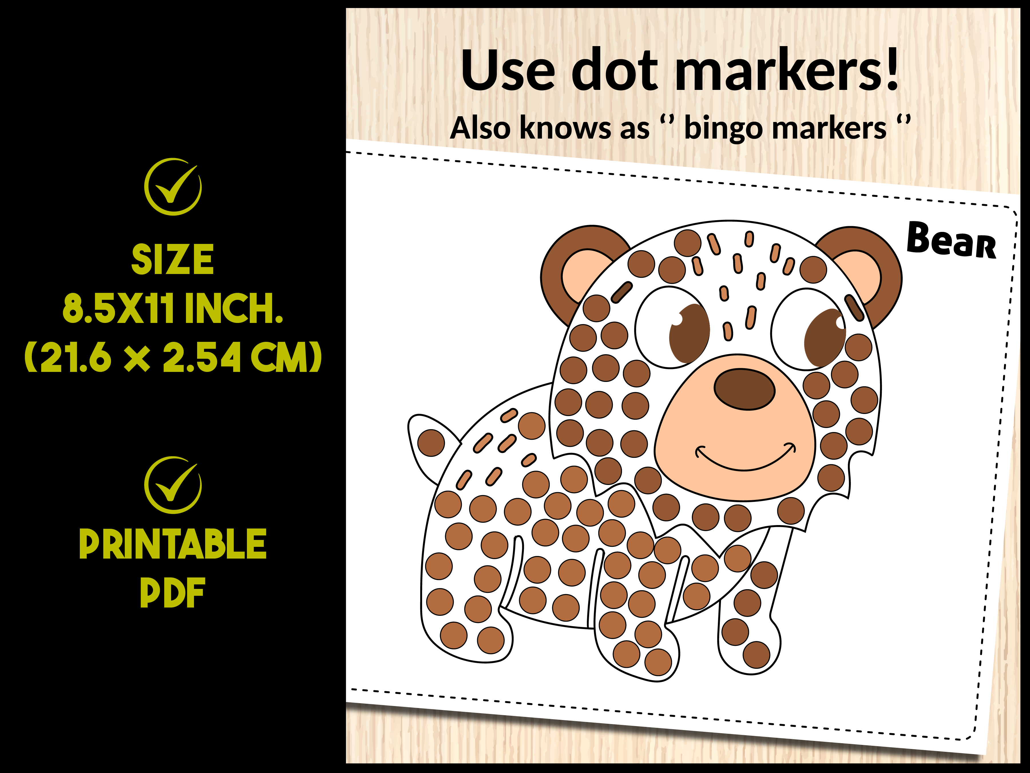 Camping Dot Marker Coloring Pages for Kids | Activity Printable For ...