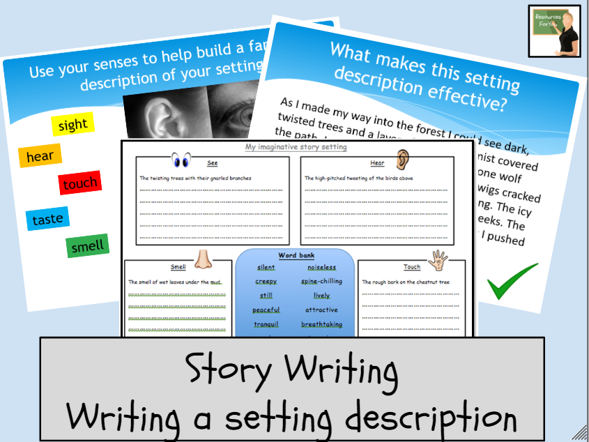 English Setting Description Story Writing Teaching Resources