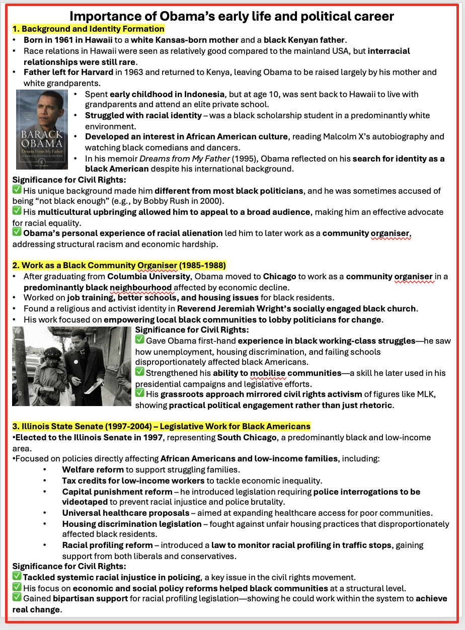 Pearson Edexcel IAL History: Civil Rights 1865–2009 – Complete 5-Theme ...
