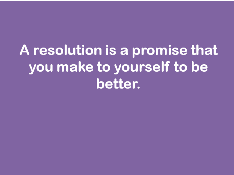 New Year's Resolutions : One Little Word | Teaching Resources