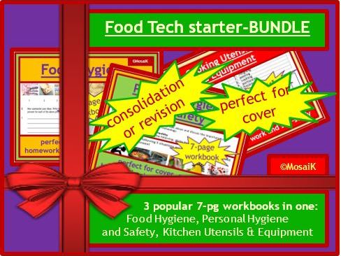 Food Technology hygiene safety equipment BUNDLE | Teaching Resources
